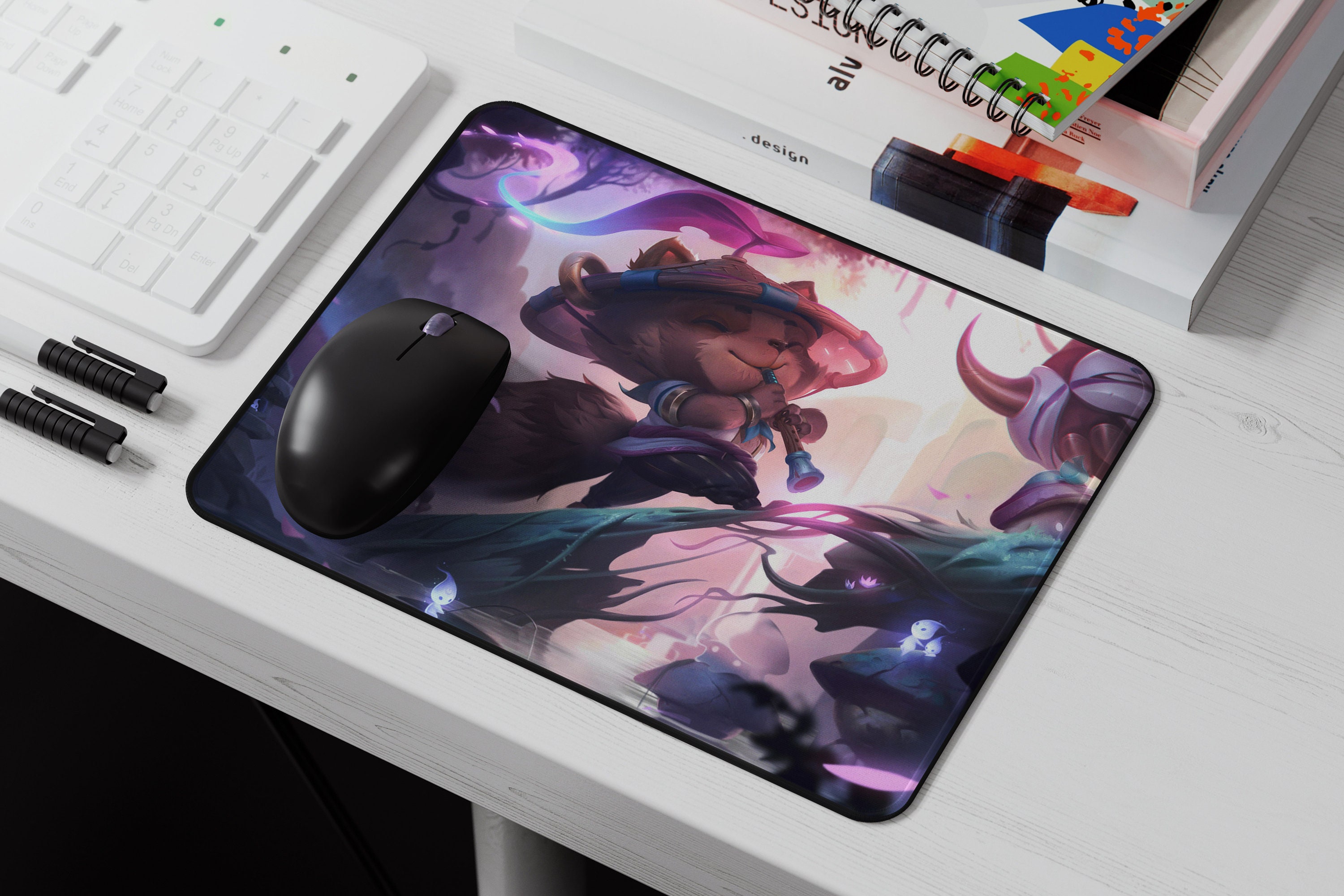 Champion Teemo Spirit Blossom Prestige Splash Large Desk Mat Gift for ...