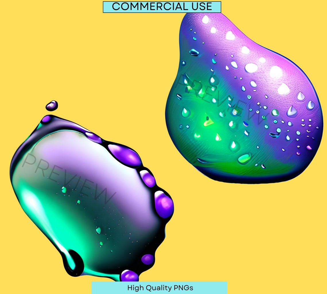 Droplets PNG | Drips PNG| Instant Digital Download | Water Droplets ...