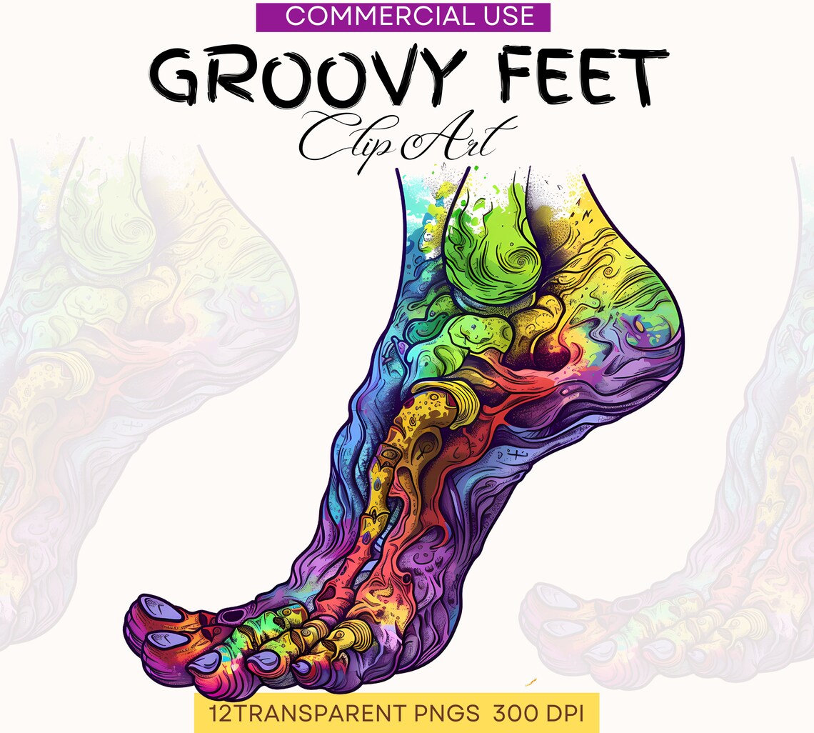 Groovy Feet Anatomy Clipart Foot Clipart Medical Graphics Anatomic Foot ...