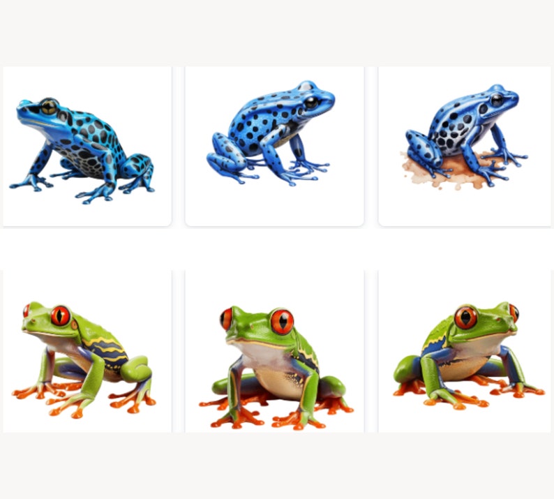 Frogs Clip Art | Beautiful Frog PNG | Green Frog Designs | Digital Frog ...