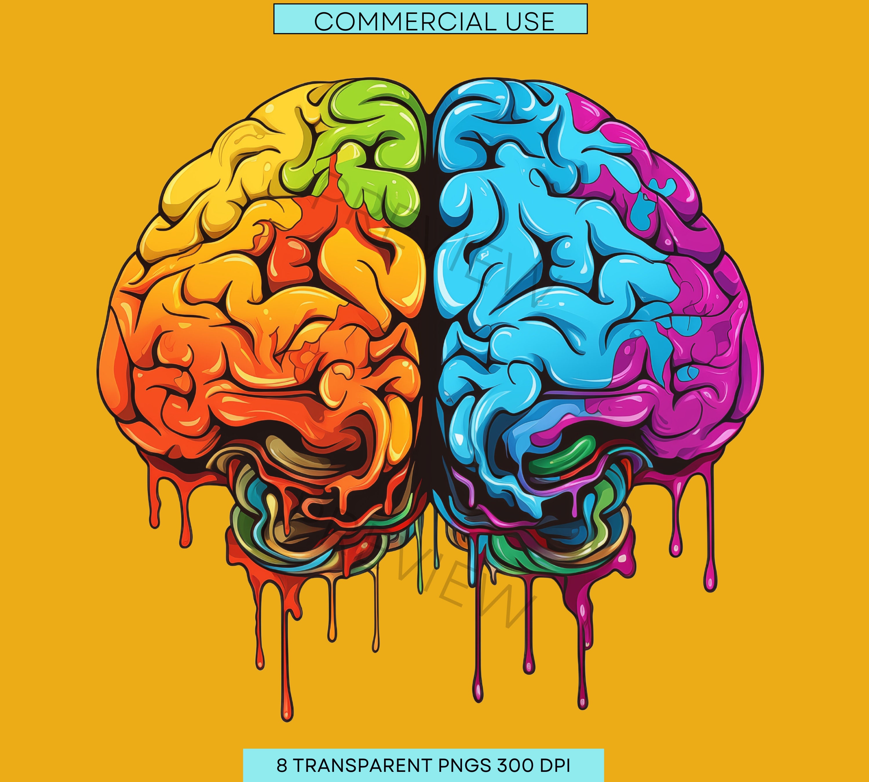 Groovy Human Brain One Anatomy Clipart Heart Clipart Medical Graphics ...