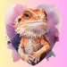 Bearded Dragon PNG Gecko Png Lizard Love Cute Gecko Clipart 12 ...