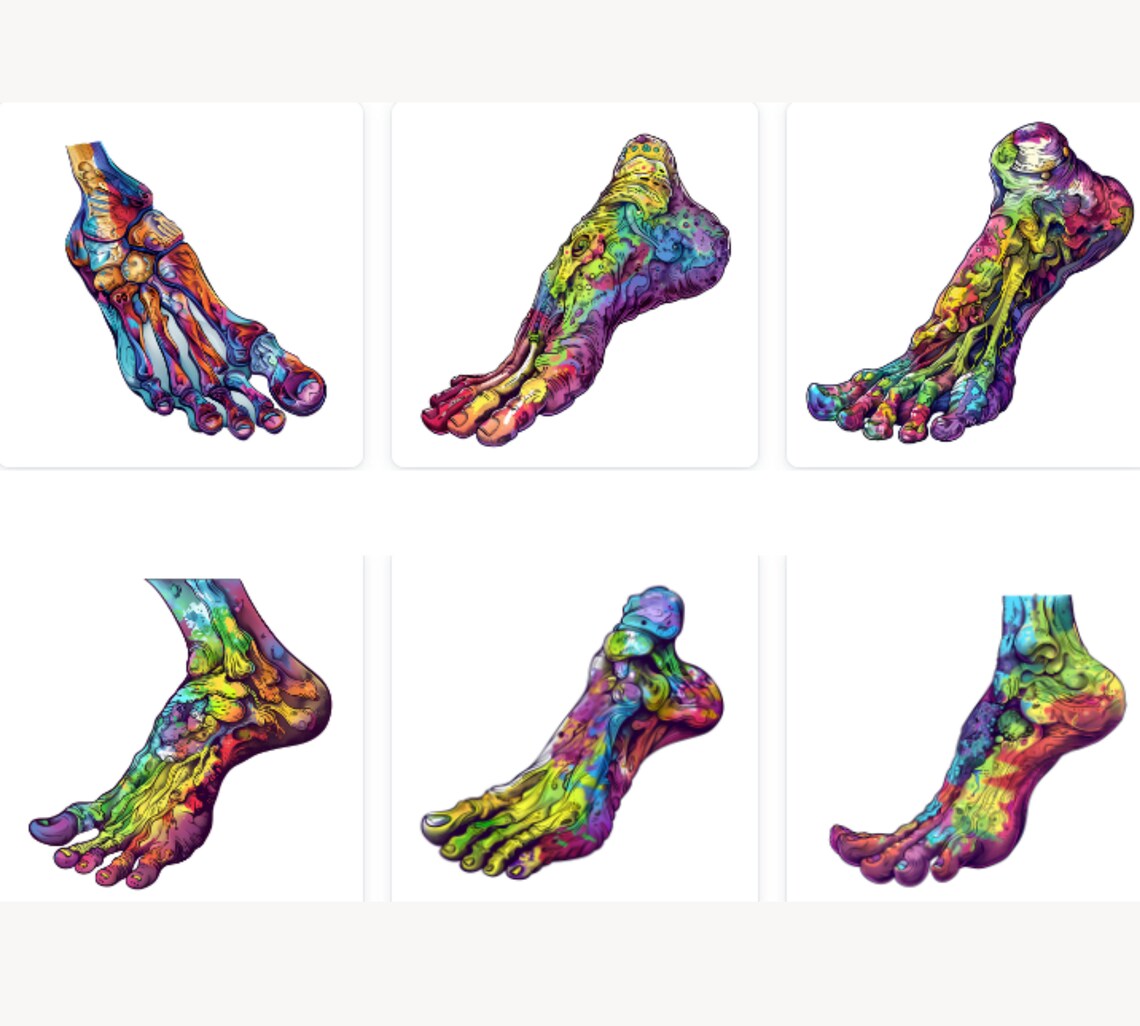 Groovy Feet Anatomy Clipart Foot Clipart Medical Graphics Anatomic Foot ...