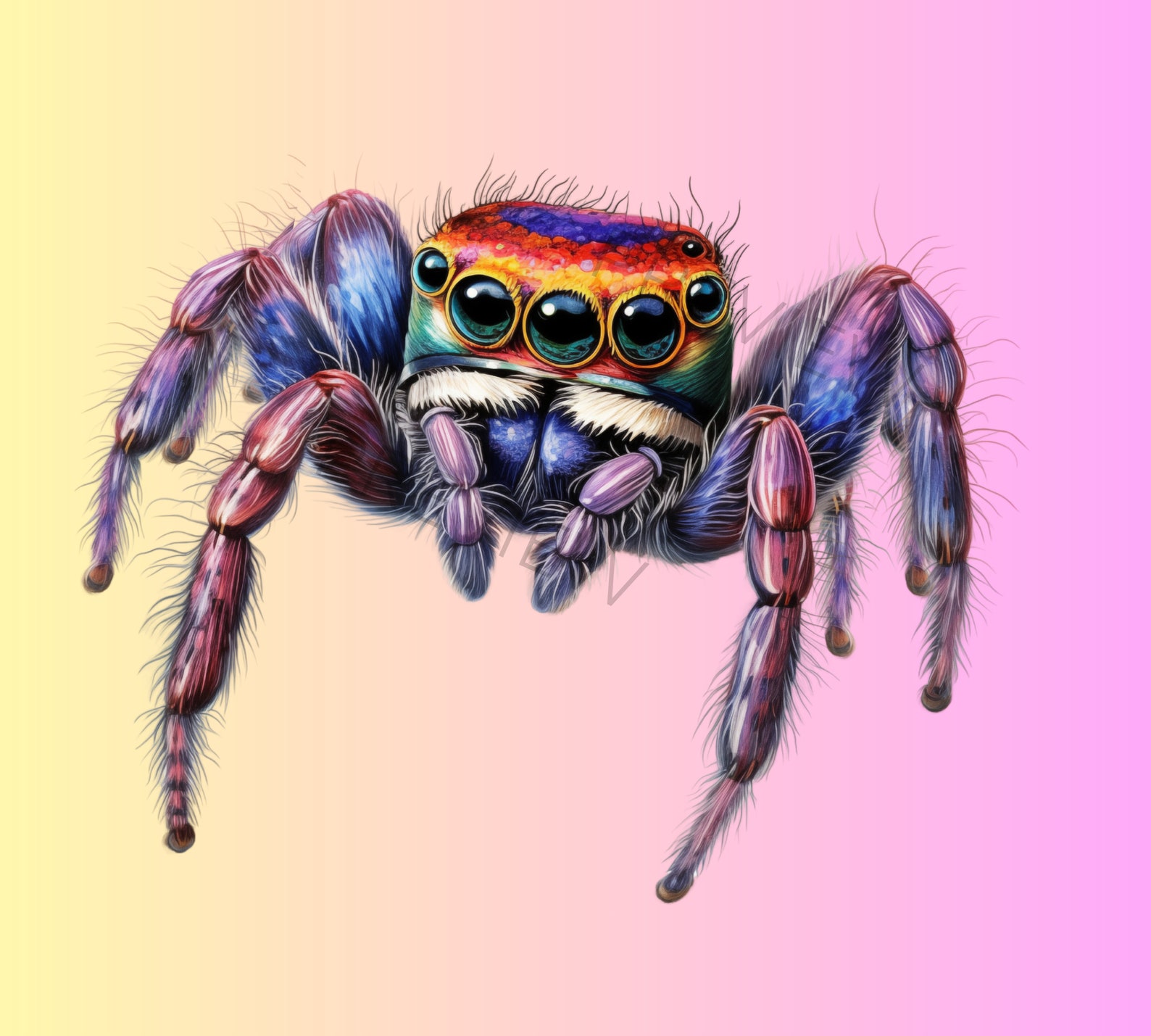 Arachnid Bugs | Spider Clip Art | Spider Watercolor Clipart Bundle ...