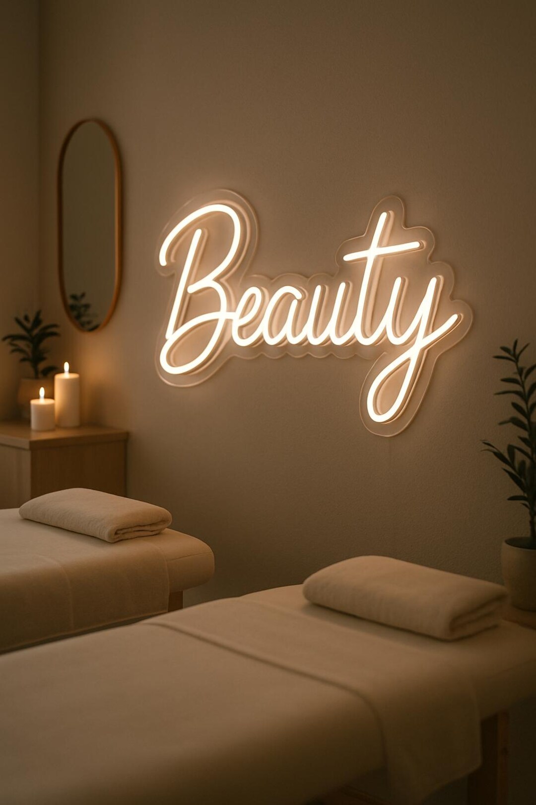 Beauty Neon Sign for Wall Decor, Salon Wall Neon Sign Beauty, Beauty ...