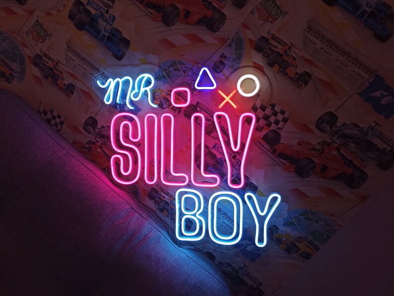 Custom Name Neon Sign, Mr Boy Neon Sign, Led Light Neon Sign, Custom ...