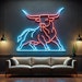 Neon Sign Longhorn Bull, Rodeo Neon Sign, Cow Neon Sign, Buffalo Led ...