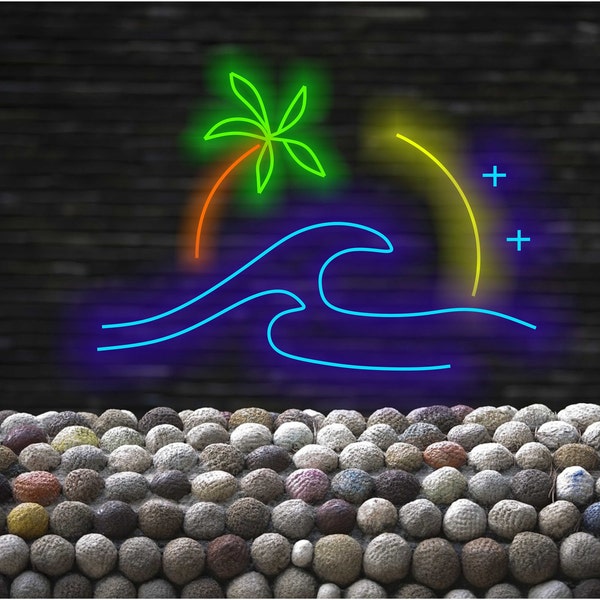 Neon Tropical - Etsy