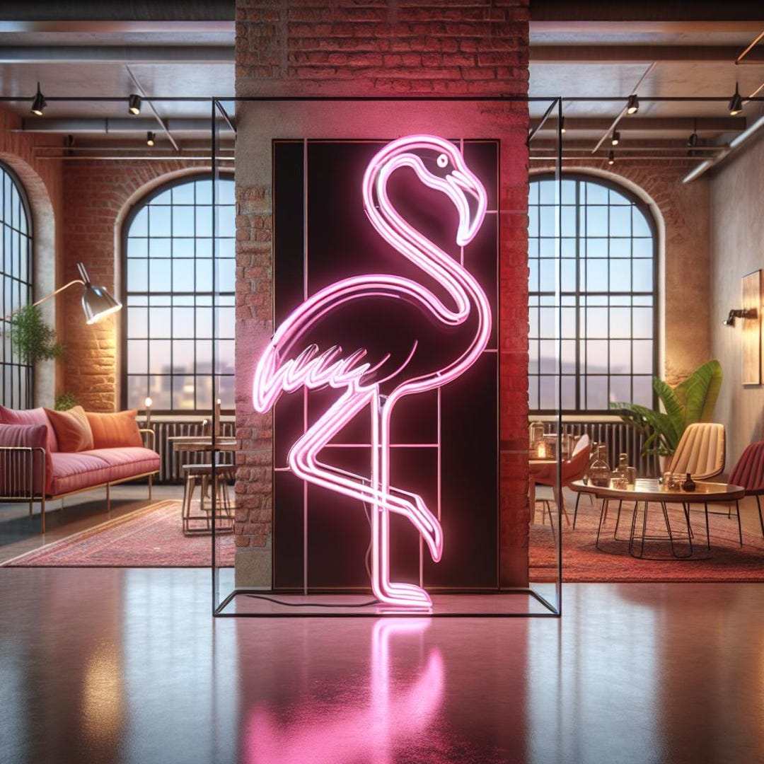 Flamingo Neon Sign, Flamingo Neon Light, Flamingo Neon Sign, Neon Light ...