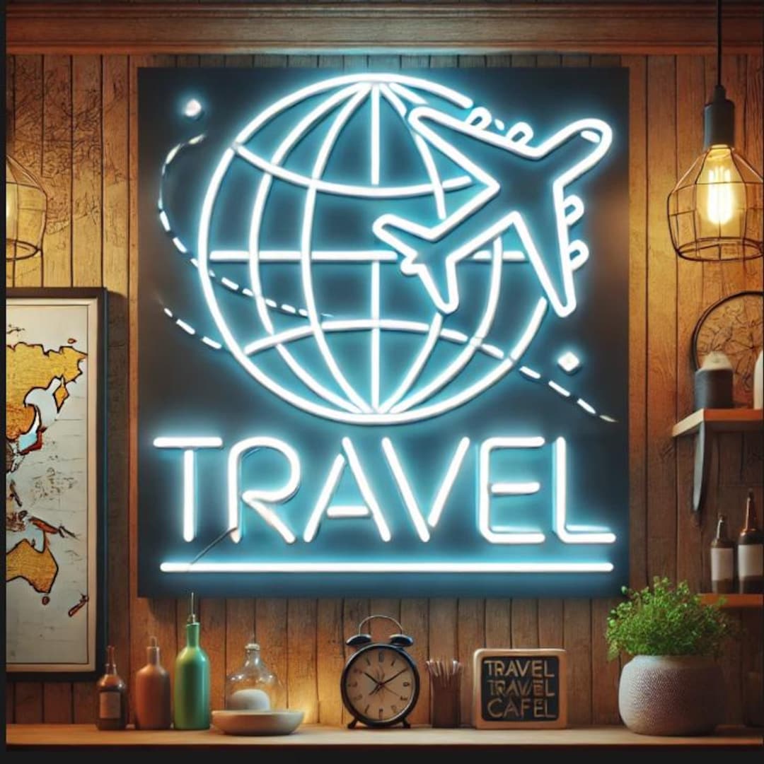 Travel Neon Sign, Adventure Neon Sign, Wanderlust Neon Sign, Explore ...