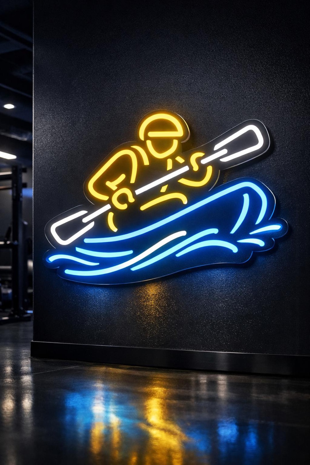 Rafting Neon Sign – Adventure & White Water Rafting LED Wall Decor for ...