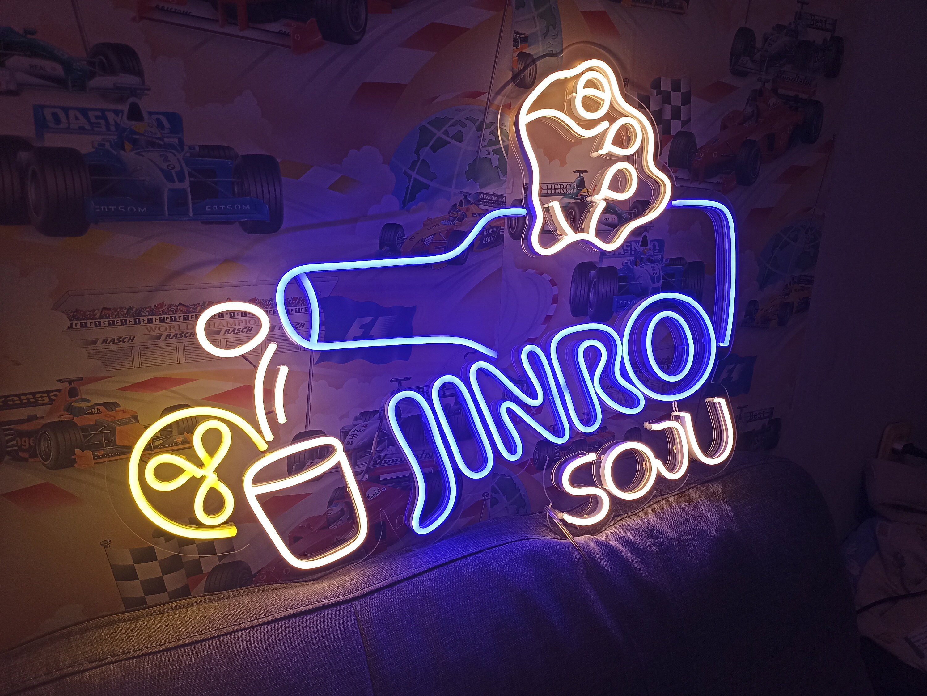 Neon Sign Jinro Soju, Frog Jinro Led Light, Drink Soju Logo Neon Sign ...