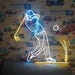 Golf Player Neon Sign, Neon Golf Sign, Neon Golf Ball Sign, Golf-themed ...