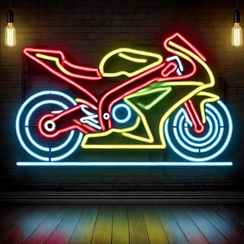Motorcycle Sign - Etsy