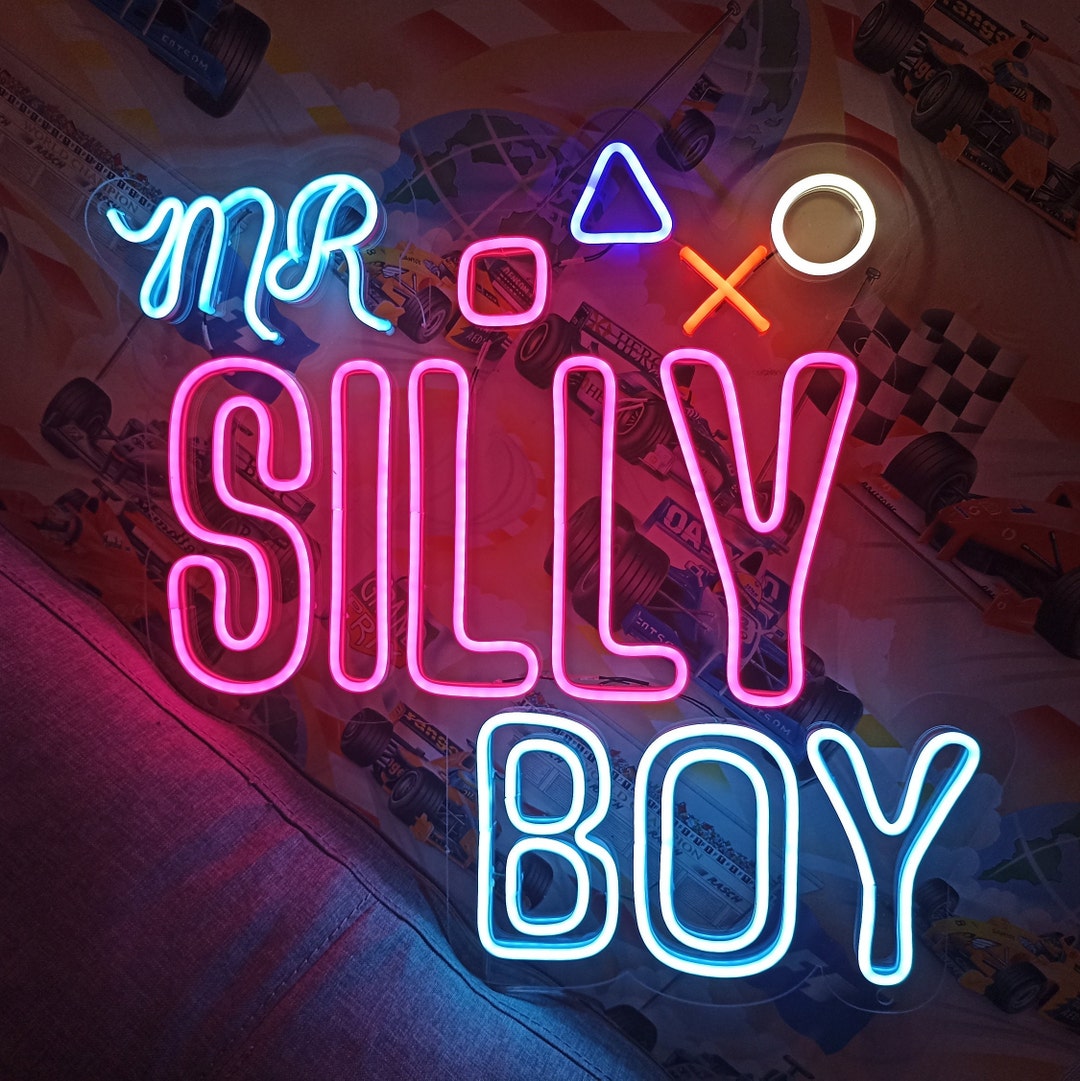 Custom Name Neon Sign, Mr Boy Neon Sign, Led Light Neon Sign, Custom ...