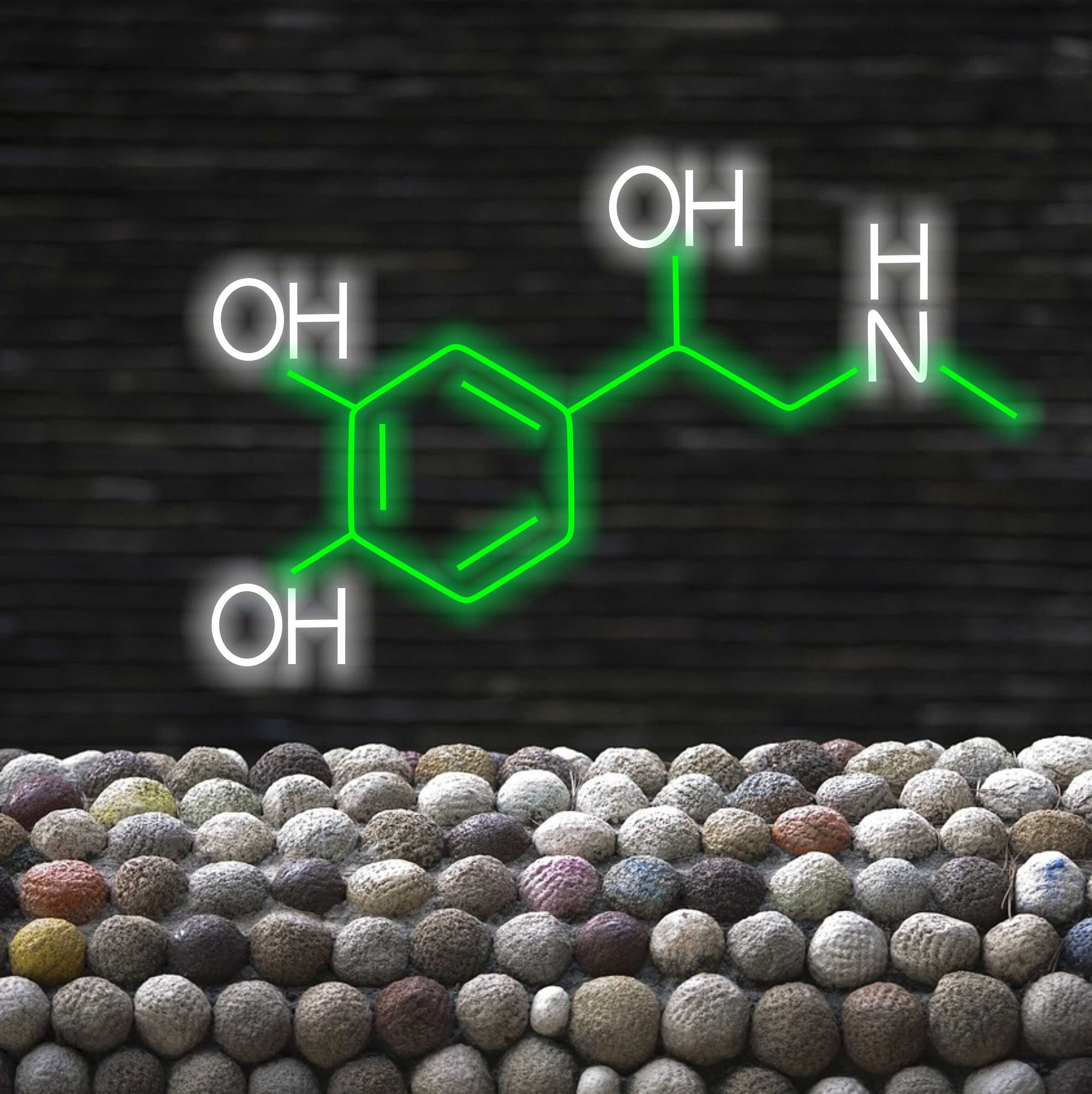 Molecule Neon Sign, Molecule Neon Light, Molecular Model Neon Light ...