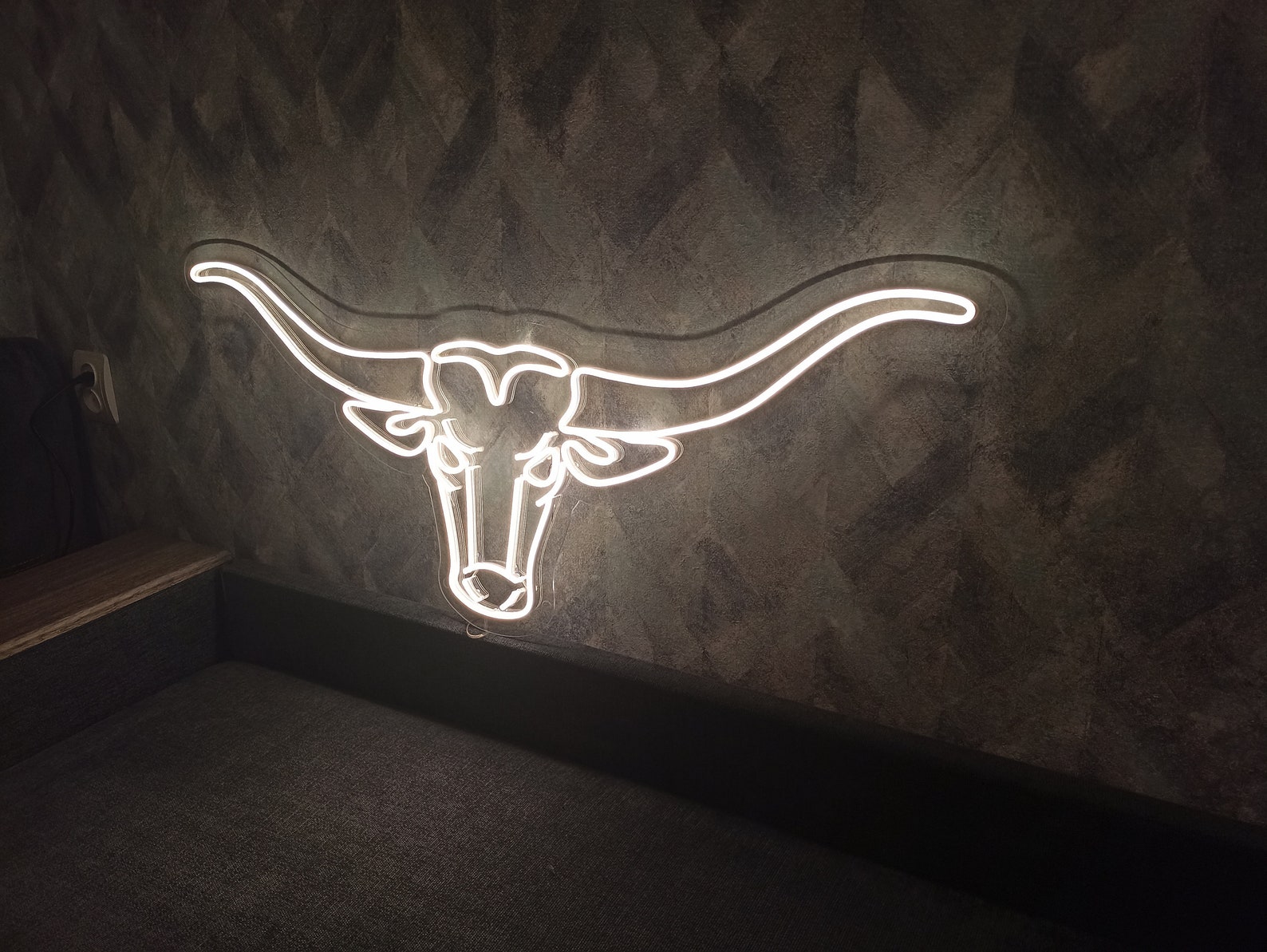 Bull Neon Sign, Western Neon Sign, Cowboy Bull Neon Sign, Rodeo Bull ...