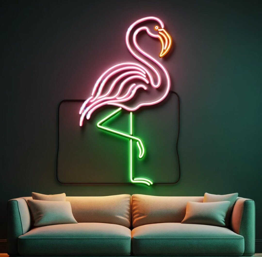 Flamingo Neon Sign, Flamingo Neon Light, Flamingo Neon Sign, Neon Light ...