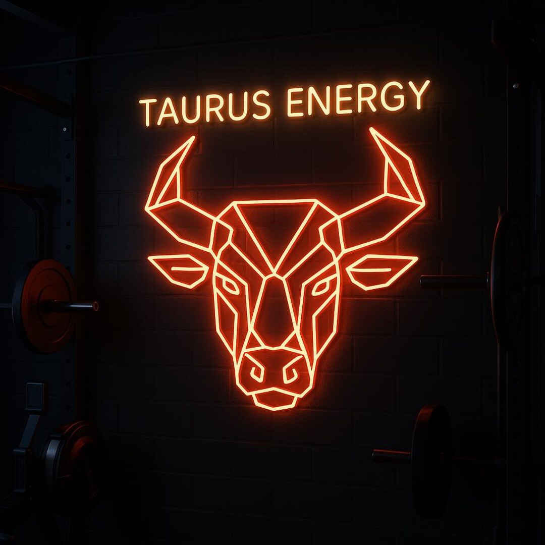 Taurus Energy Neon Sign – Bull Head LED Light for Astrology Lovers ...