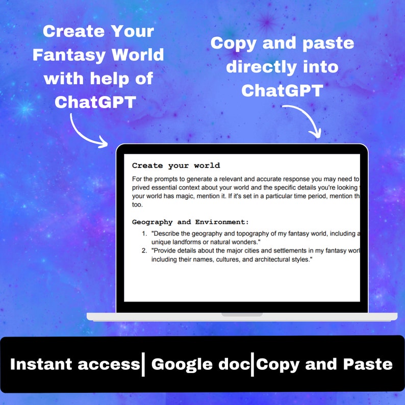 Chatgpt Prompt for Writer Fantasy Chat GPT Prompts AI Prompt for Writer ...