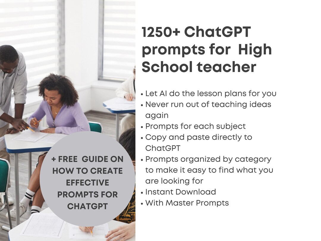 Chatgpt Prompts for Teacher Prompts High School Chat Gpt Prompt for ...