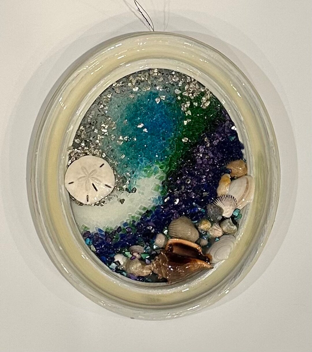 Ocean Shells Oval Frame - Etsy