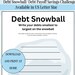 Debt Snowball Savings Challenge Debt Snowball Savings Challenge Tracker ...
