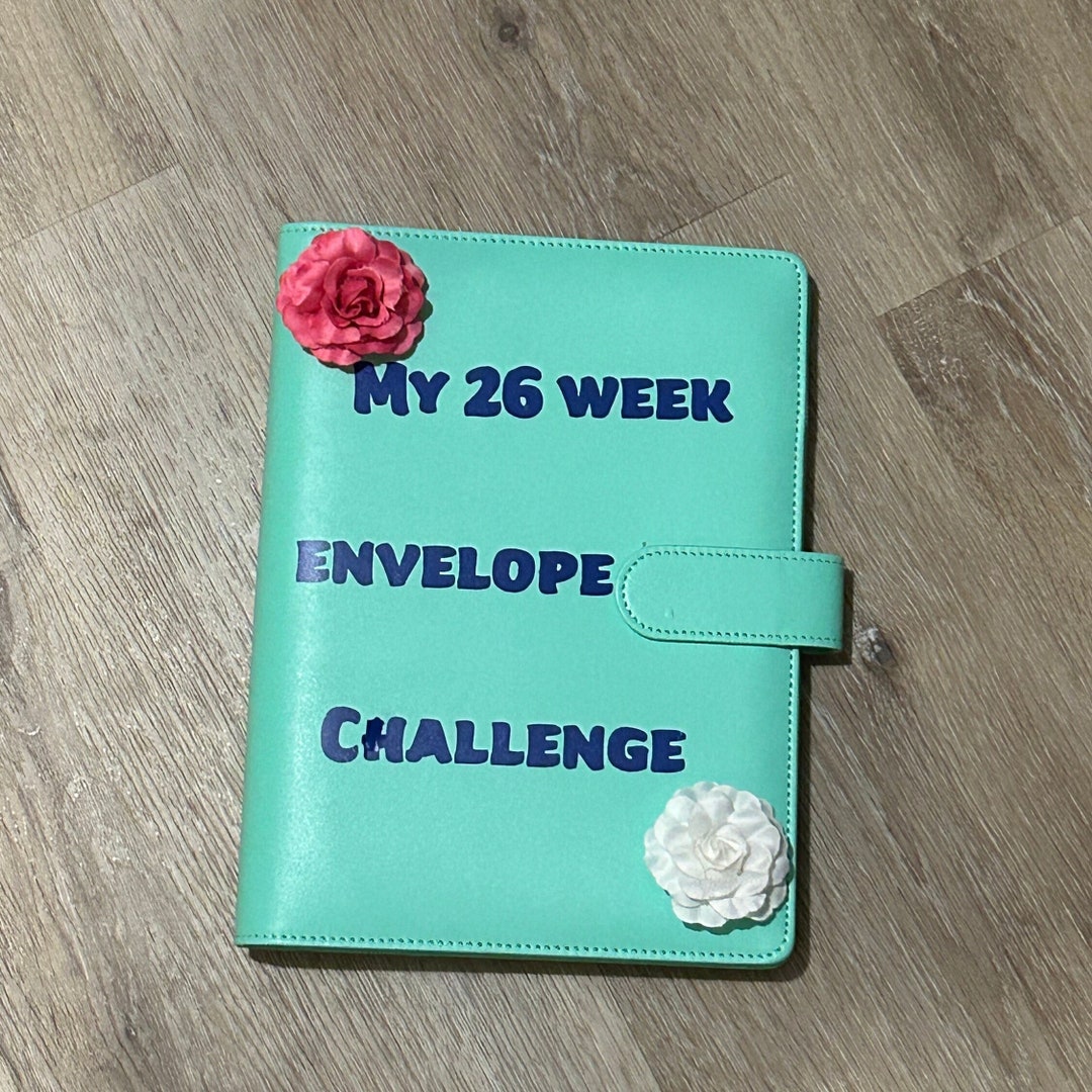 26 Week Envelope Challenge Budget Binder Finance Planner Expense ...