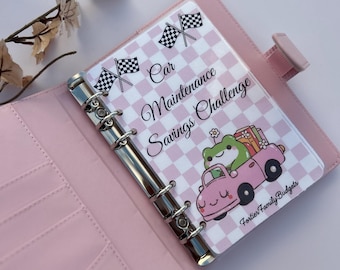 20K Car Savings Challenge Set: A6 Budget Binder, Cash Envelopes ...