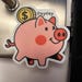 Piggy Payday Sticker for Planners Cute Piggy Payday Savings Sticker ...