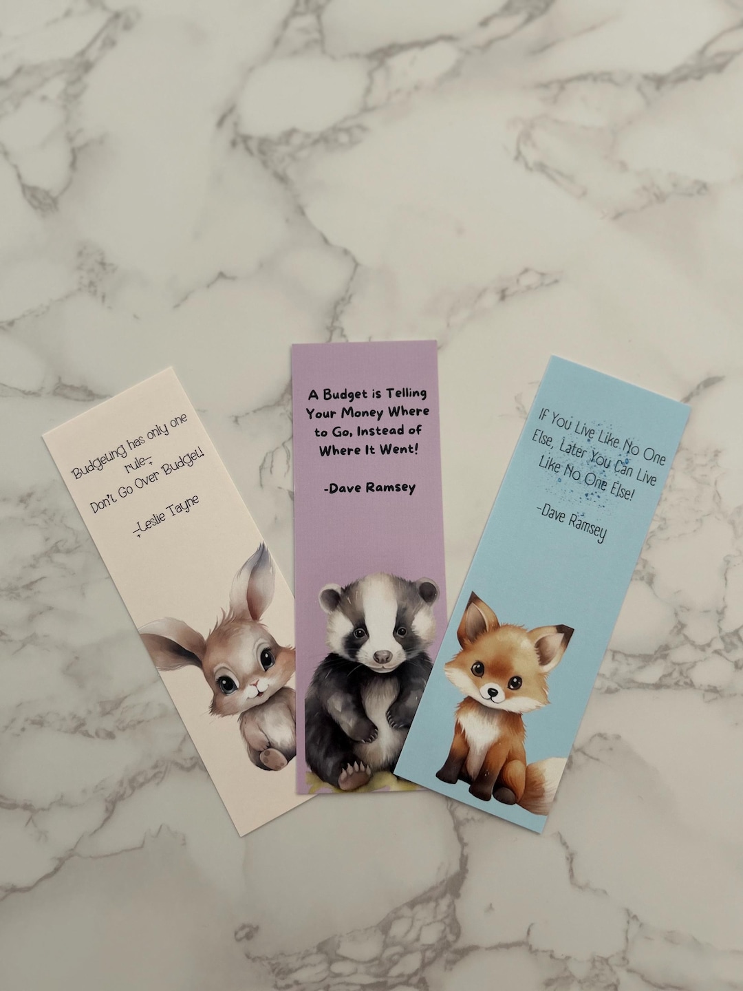 Cute Woodland Animals Bookmark for Kids Handcrafted Woodland Animals ...
