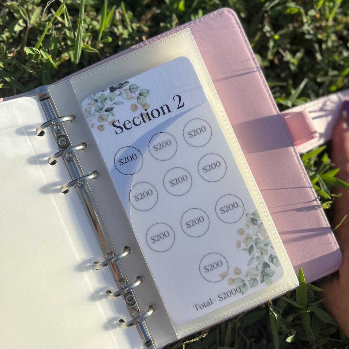 20K Car Savings Challenge Set: A6 Budget Binder, Cash Envelopes ...