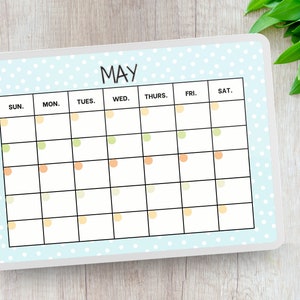 Fall Digital Calendar Custom Calendar Organizer Adaptable Date Planner ...