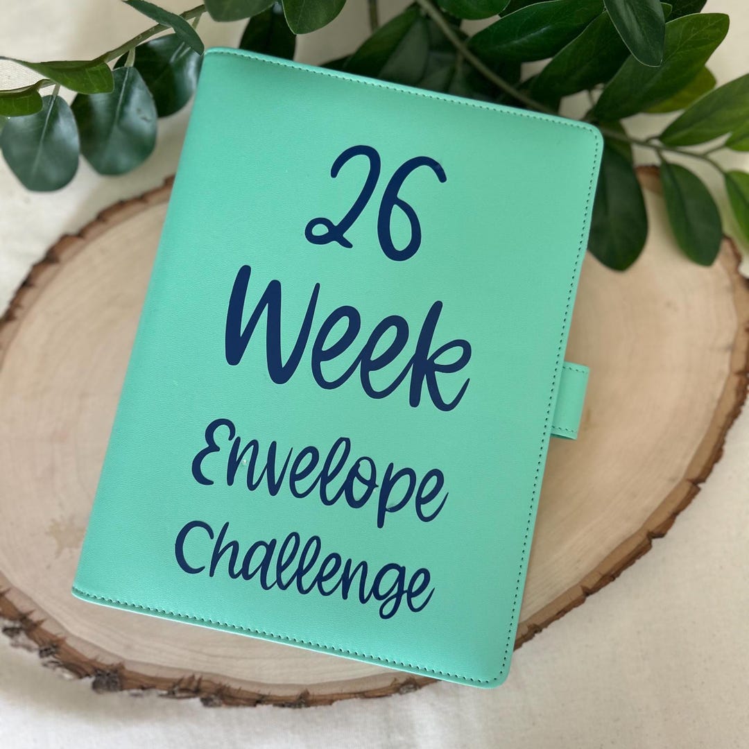 26 Week Envelope Challenge Budget Binder Finance Planner Expense ...