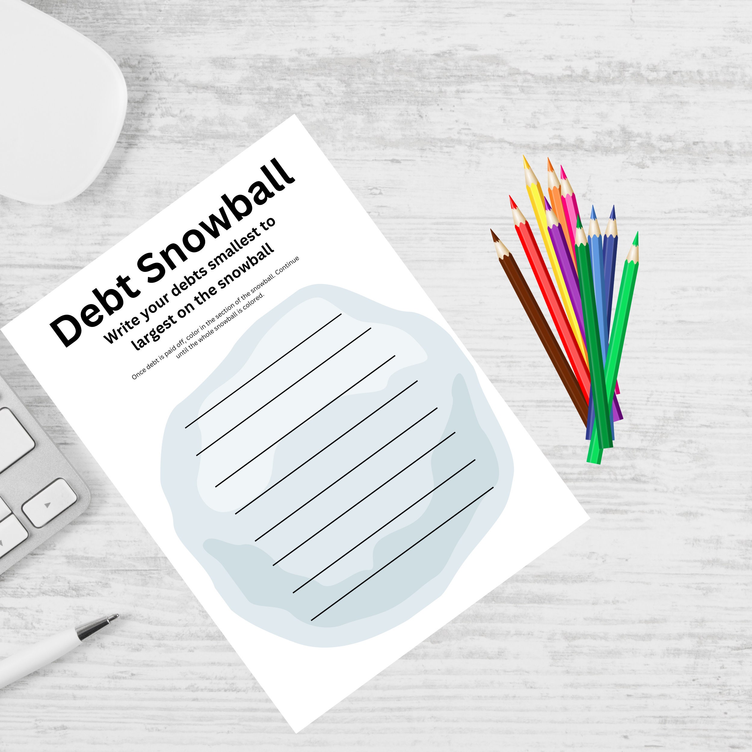 Debt Snowball Savings Challenge Debt Snowball Savings Challenge Tracker ...