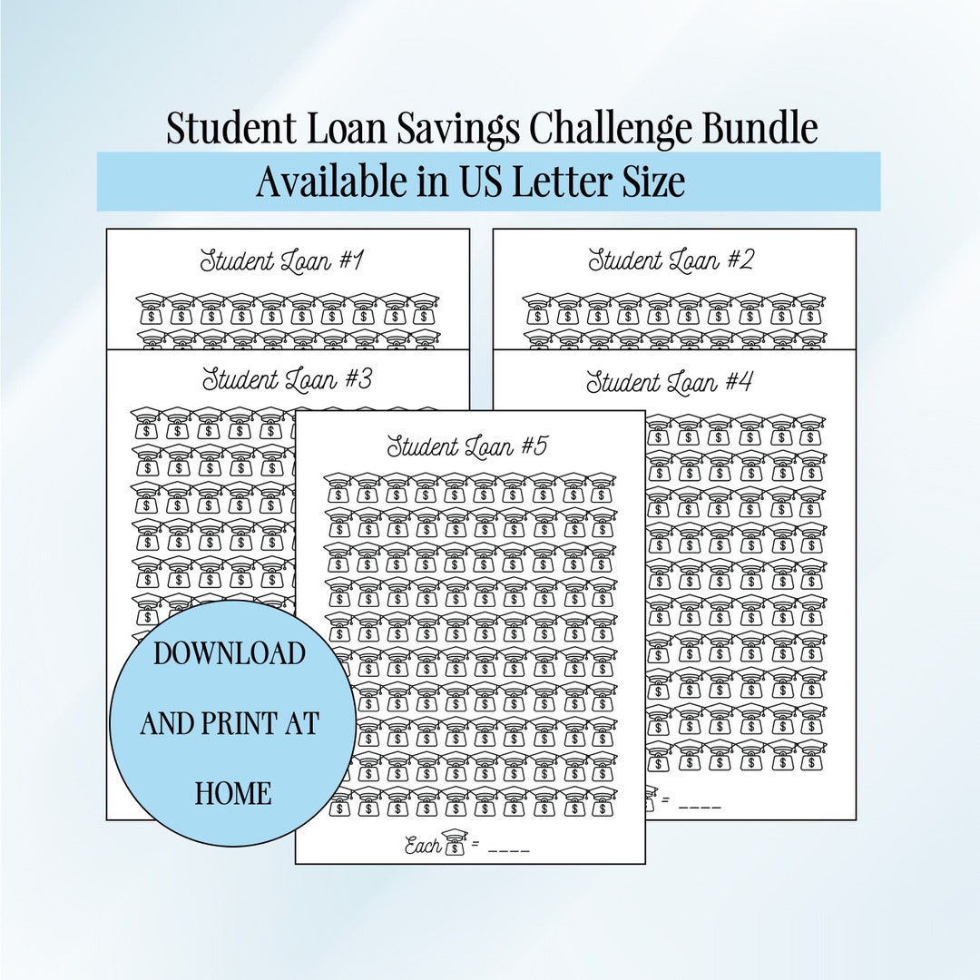 Student Loan Tracker Debt Tracker for Loan Repayment College Loan ...