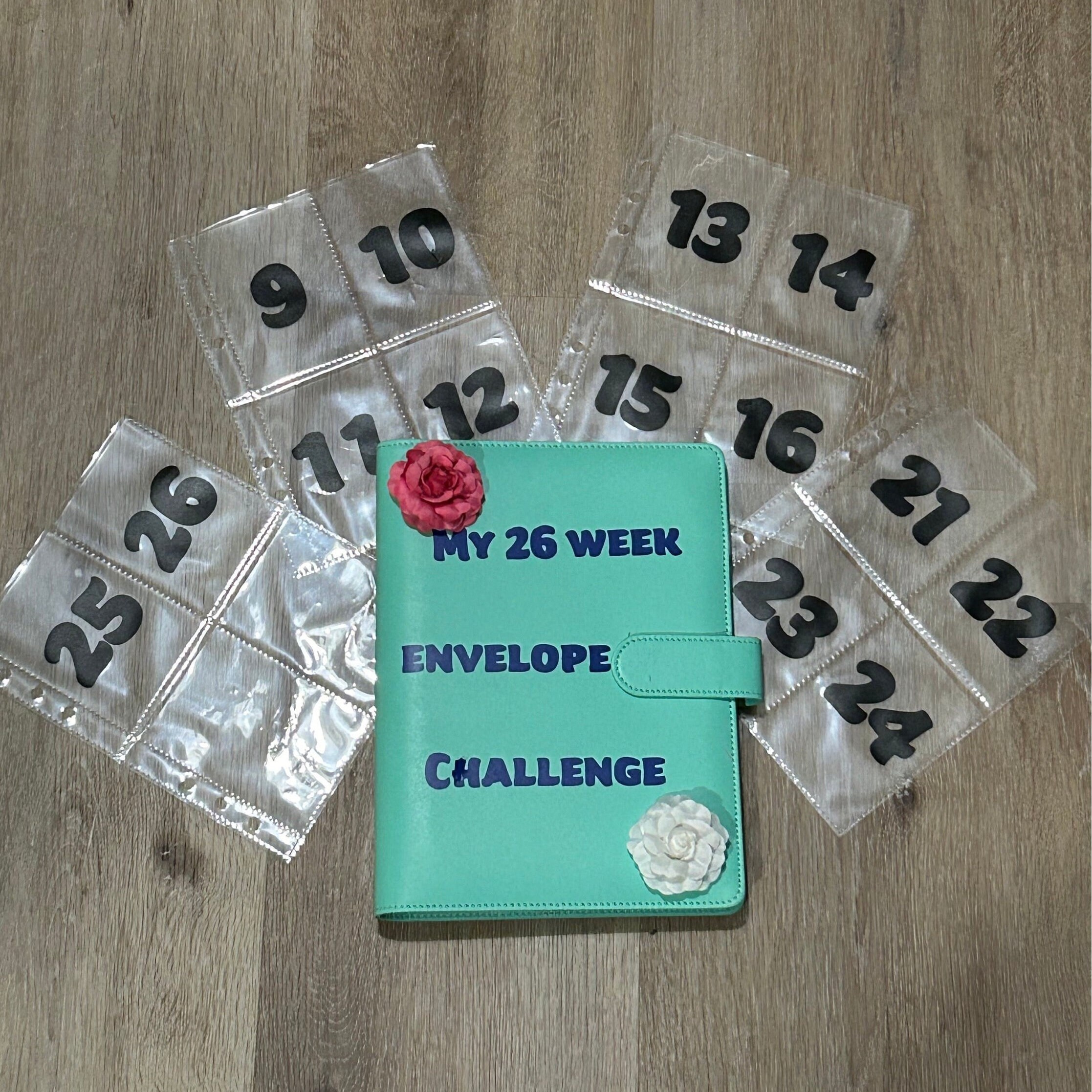 26 Week Envelope Challenge Budget Binder Finance Planner Expense ...