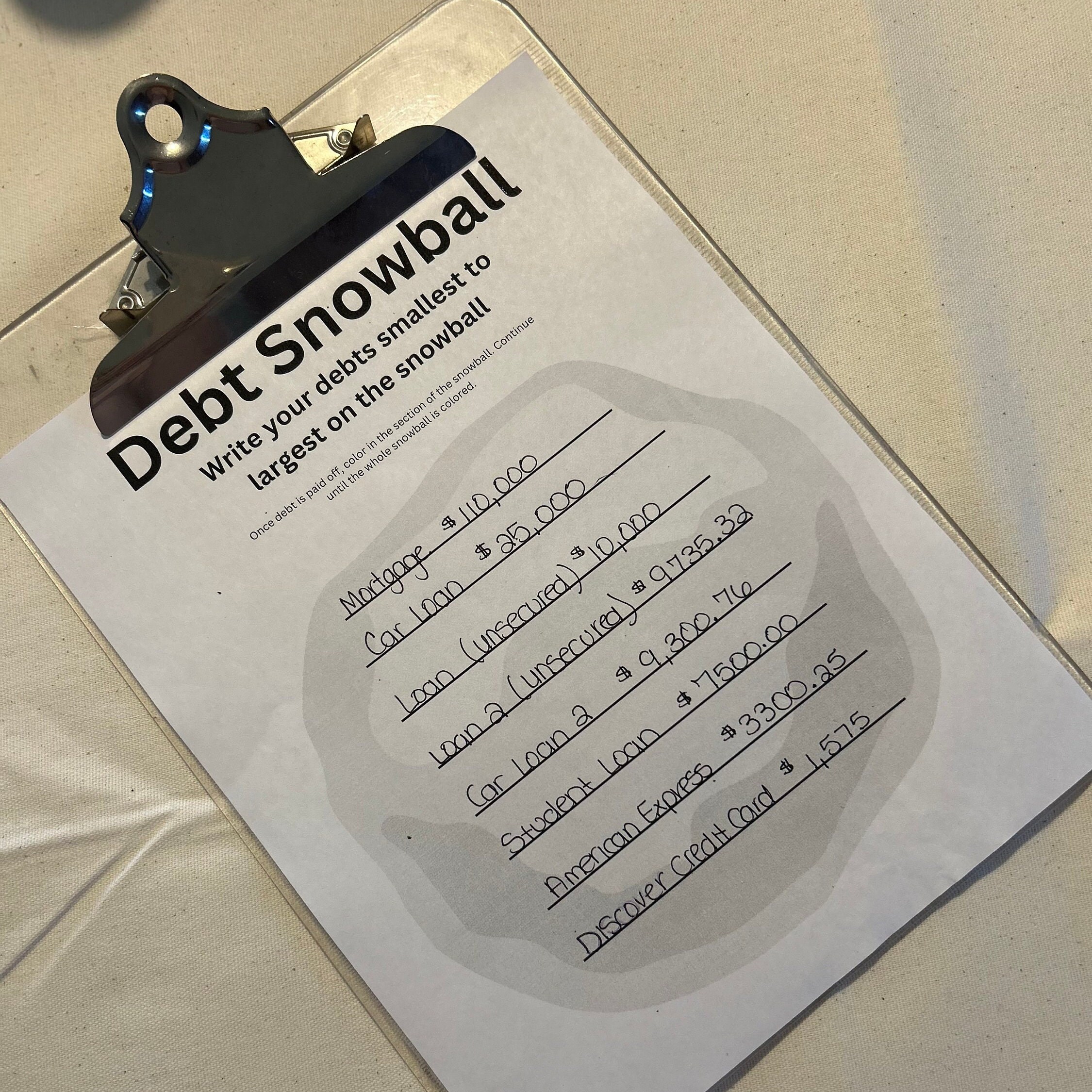 Debt Snowball Savings Challenge Debt Snowball Savings Challenge Tracker ...