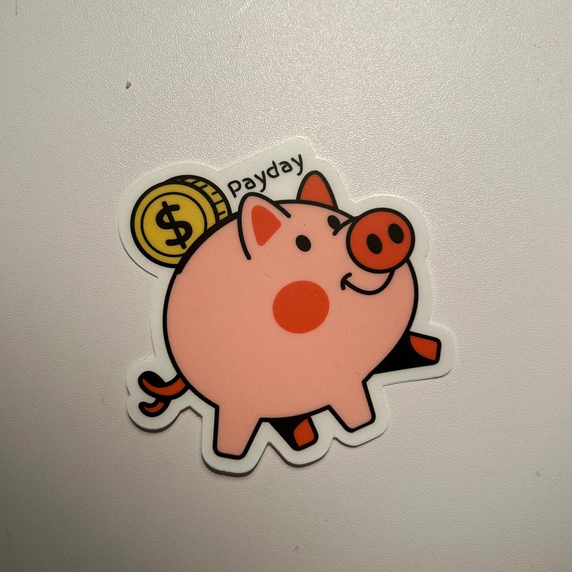 Piggy Payday Sticker for Planners Cute Piggy Payday Savings Sticker ...