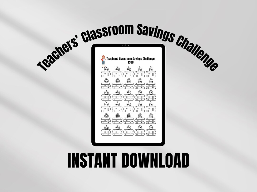 Classroom Savings Challenge Classroom Expenses School Budget Teacher ...