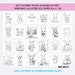 50 Bunny Coloring Pages, Bunnies Coloring Book, Coloring Sheet, Kids ...