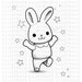50 Bunny Coloring Pages, Bunnies Coloring Book, Coloring Sheet, Kids ...