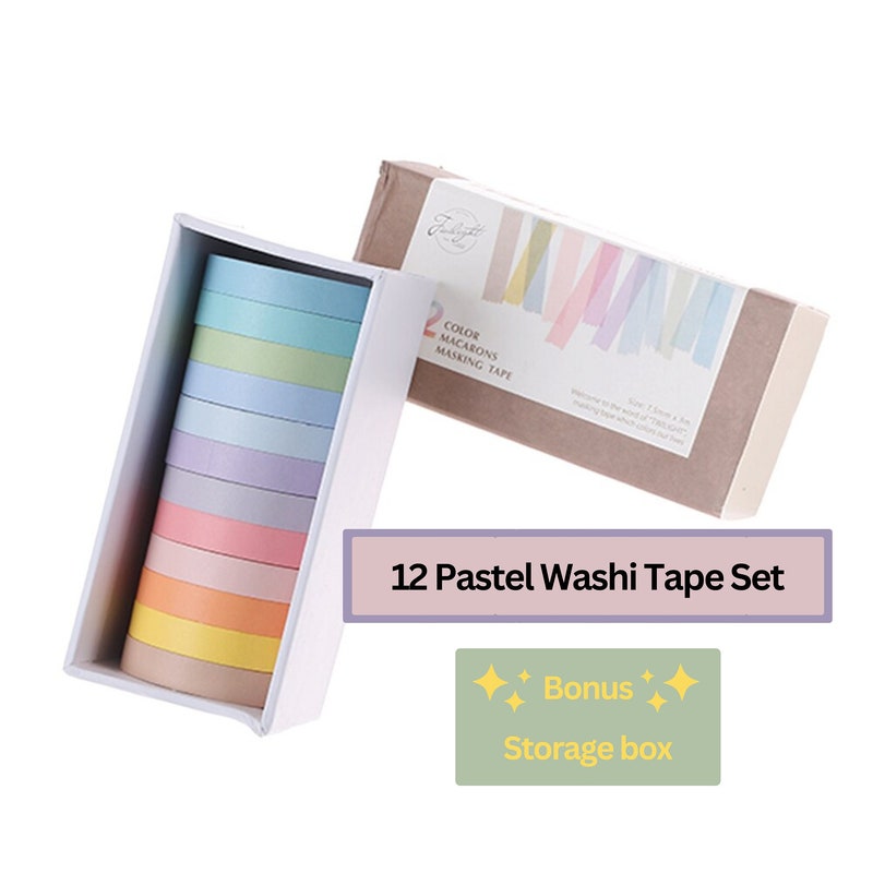 Pastel Washi Tape - Etsy