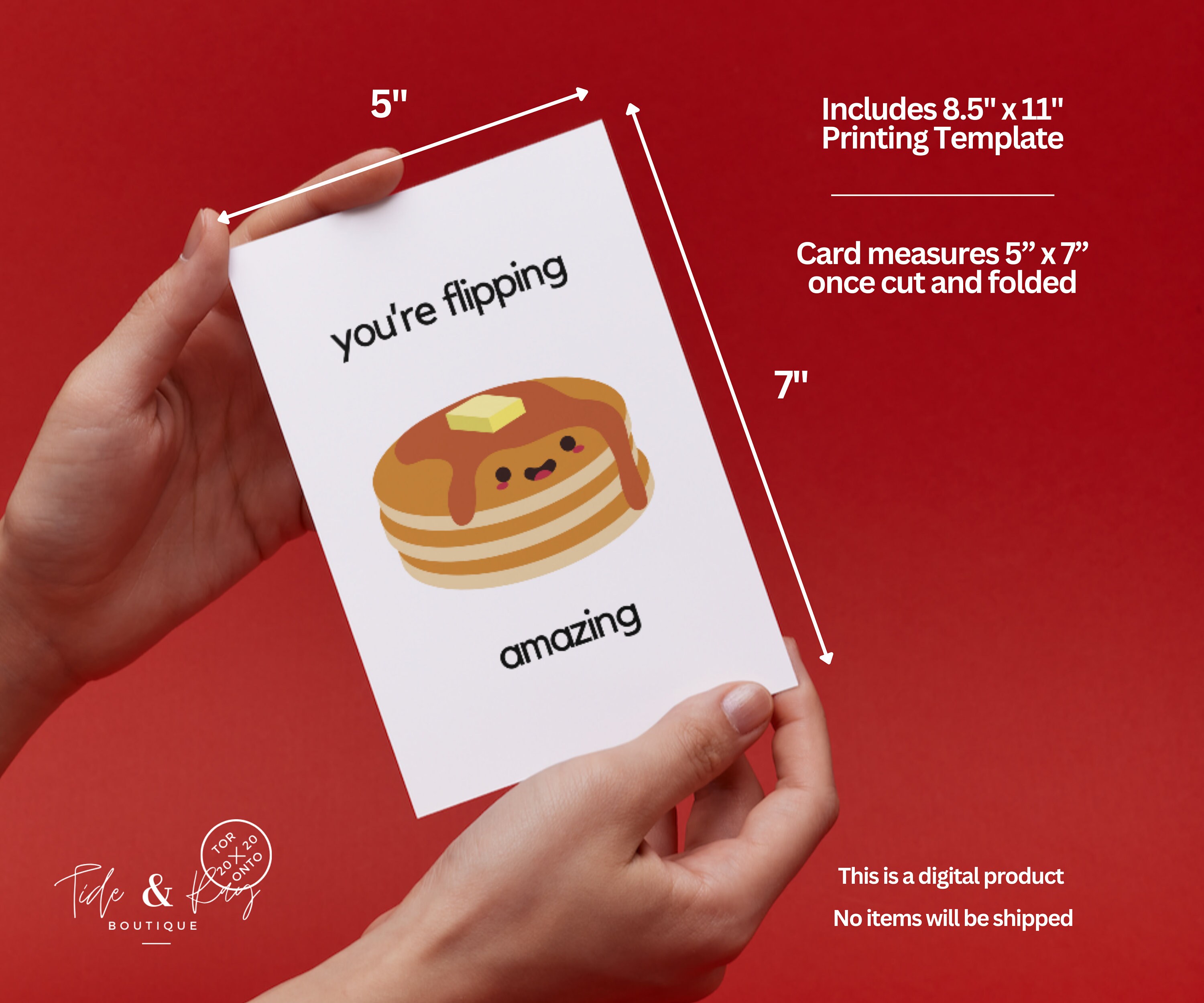 Pancake Celebration: Animated Printable Celebration Card You're ...