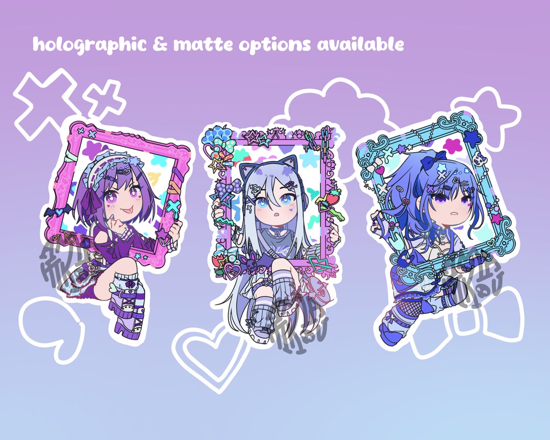 Project Sekai Nightcord 25 "portray Yourself!" Gacha Vinyl Sticker Set ...