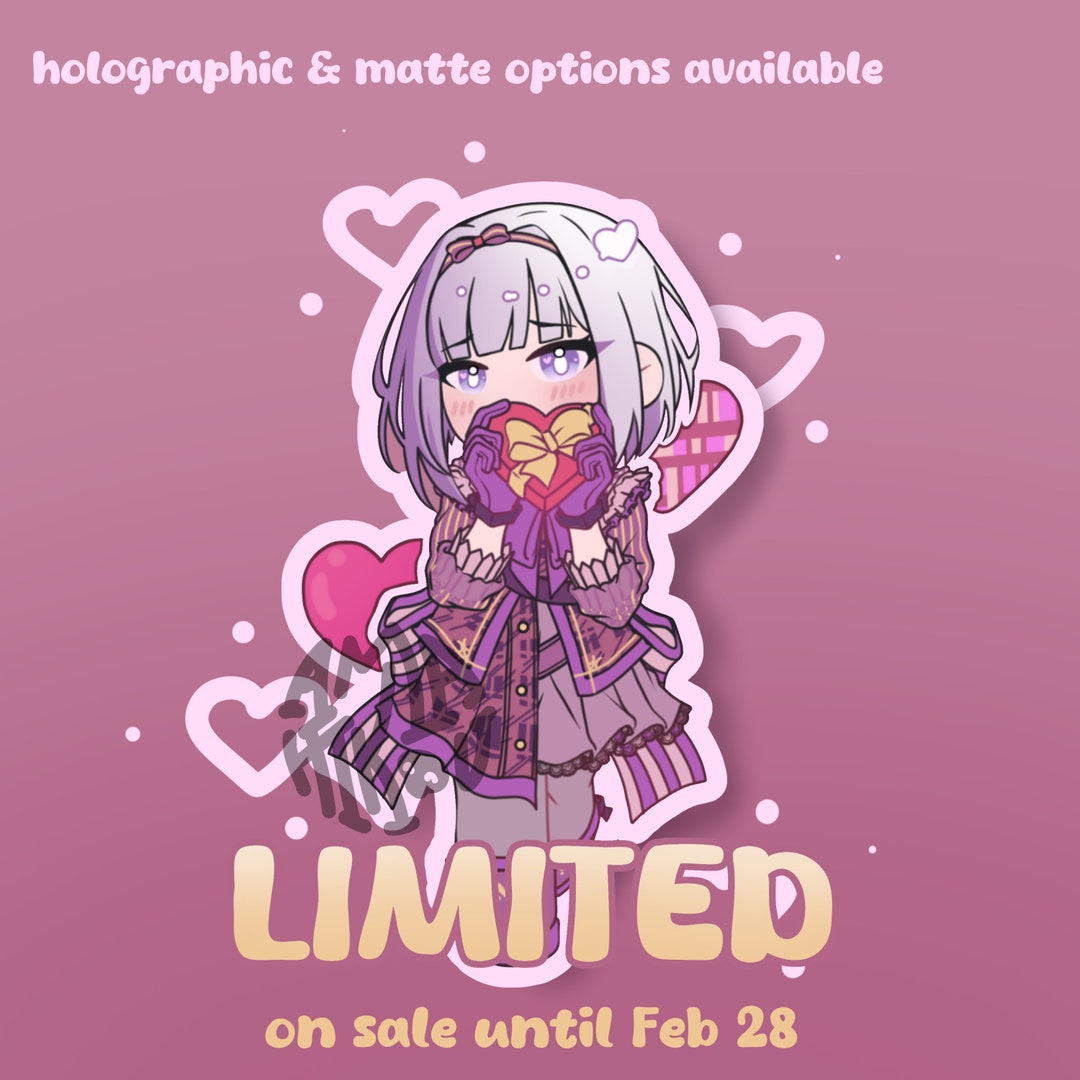 LIMITED Project Sekai Kanade Yoisaki Valentine's Day Vinyl Sticker - Etsy