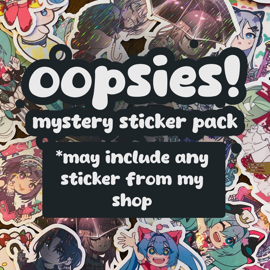 Mystery Oopsie Bag: Discounted B-grade Vinyl Stickers - Etsy