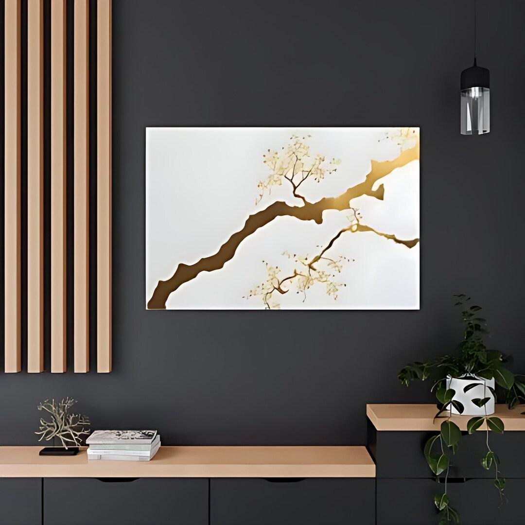Kintsugi Wall Art Japanese Wall Art Kintsugi Painting Japanese Wall Art ...