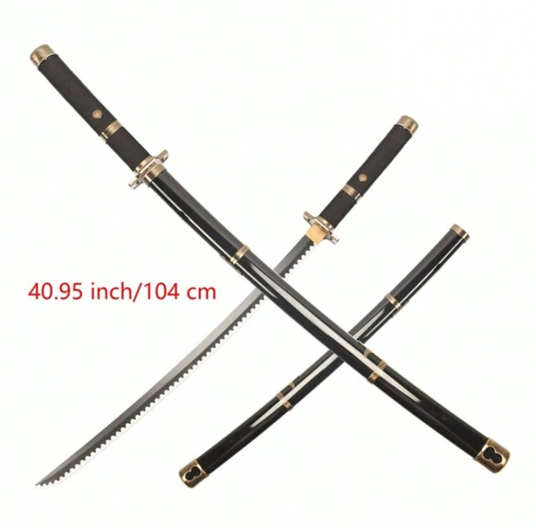 Traditional Style Japanese Sword Bamboo Wood Anime Sword Cosplay - Etsy