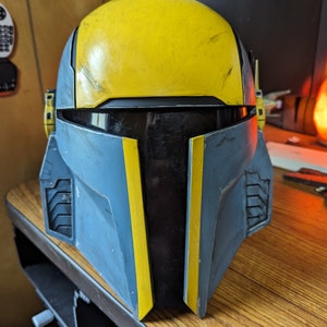 Mandalorion Vanguard Weathered Helmet - Etsy